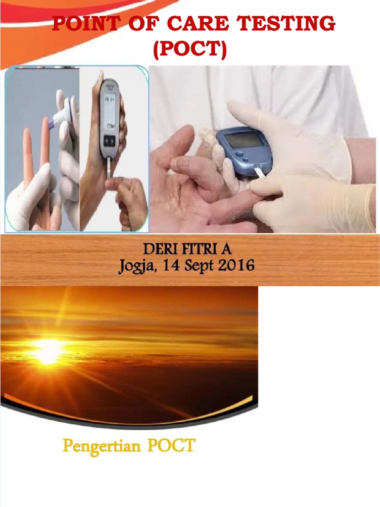 Point of Care Testing (POCT) | PDF | Pengembangan Diri