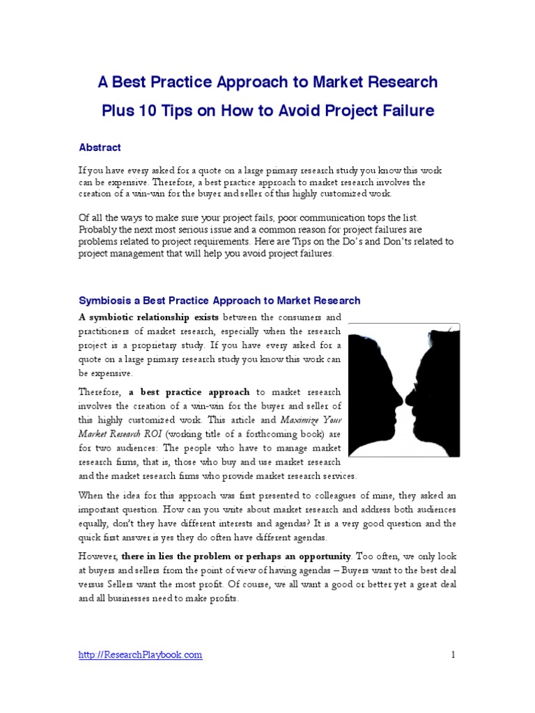 Best Practice Approach | PDF | Sales | Risk