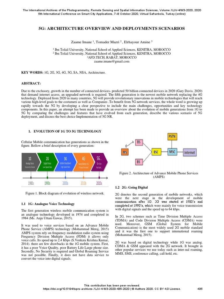 5G Architecture Overview and Deployments Scenarios | PDF | 3 G | 4 G