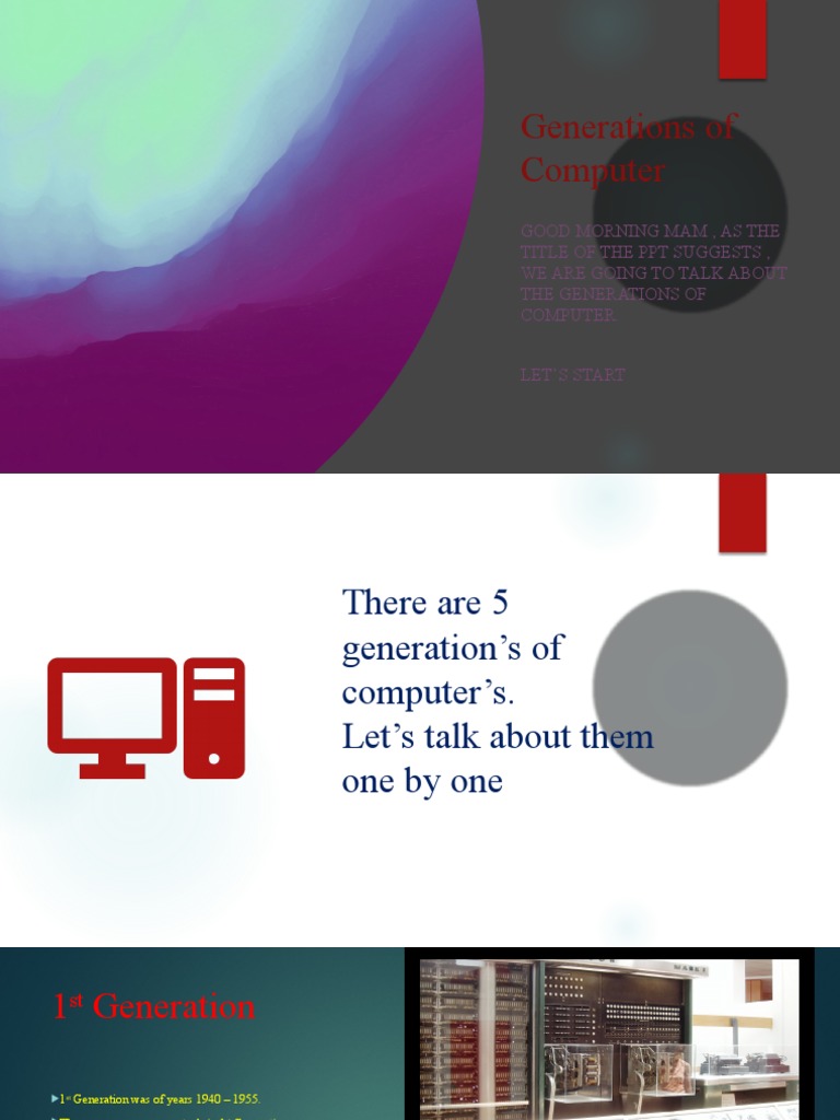 Generations of Computer | PDF