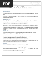 Exercices RMN Correction.. | PDF | Spectroscopie RMN | Mécanique quantique