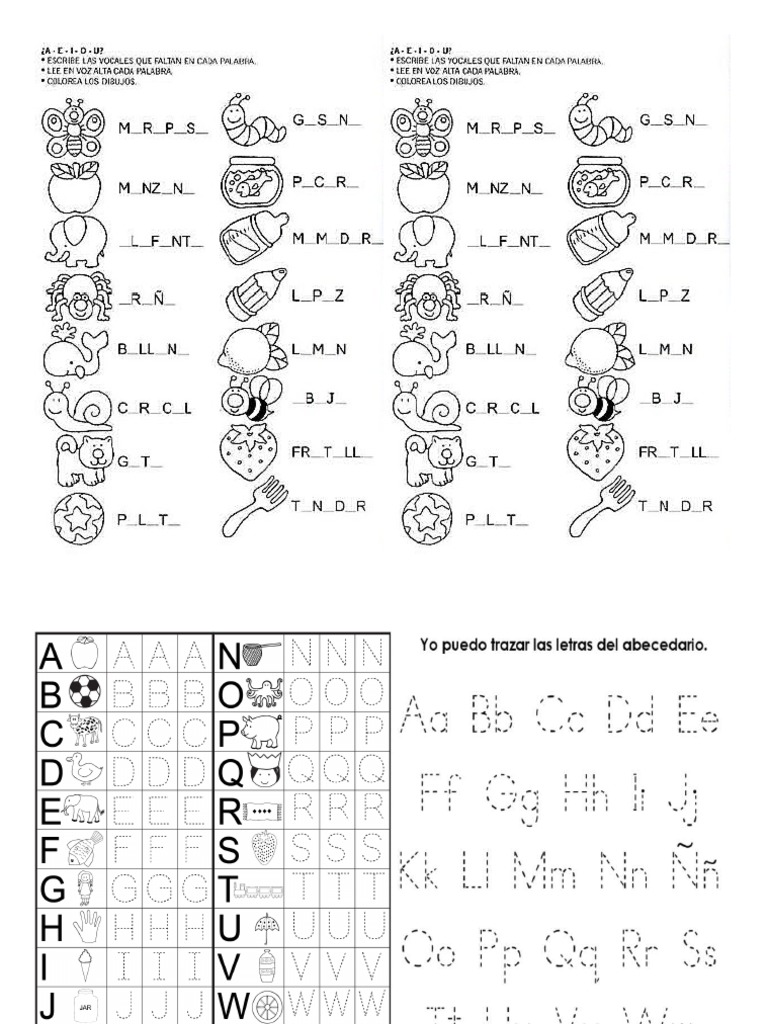 Abecedario para Trazos | PDF