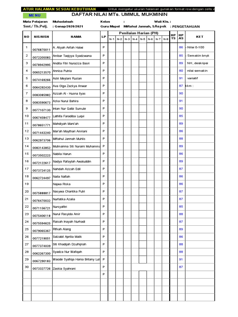Muhadatsah 8C Genap | PDF