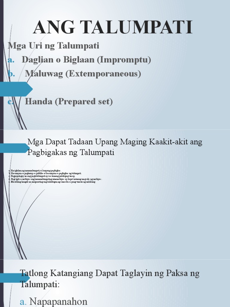 Talumpati 2 | PDF