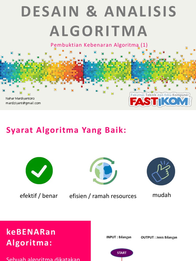 Desain dan Analisis Algoritma Efisien | PDF | Komputer | Teknologi & Rekayasa