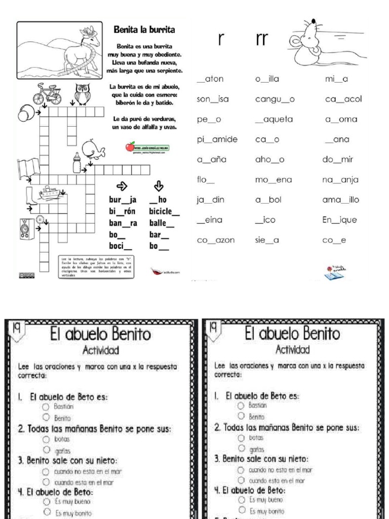 Lectura De Primer Grado Pdf