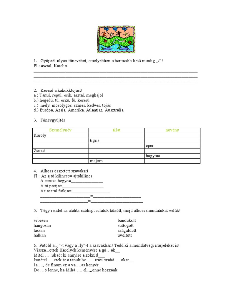 Gyakorló Feladatok | PDF