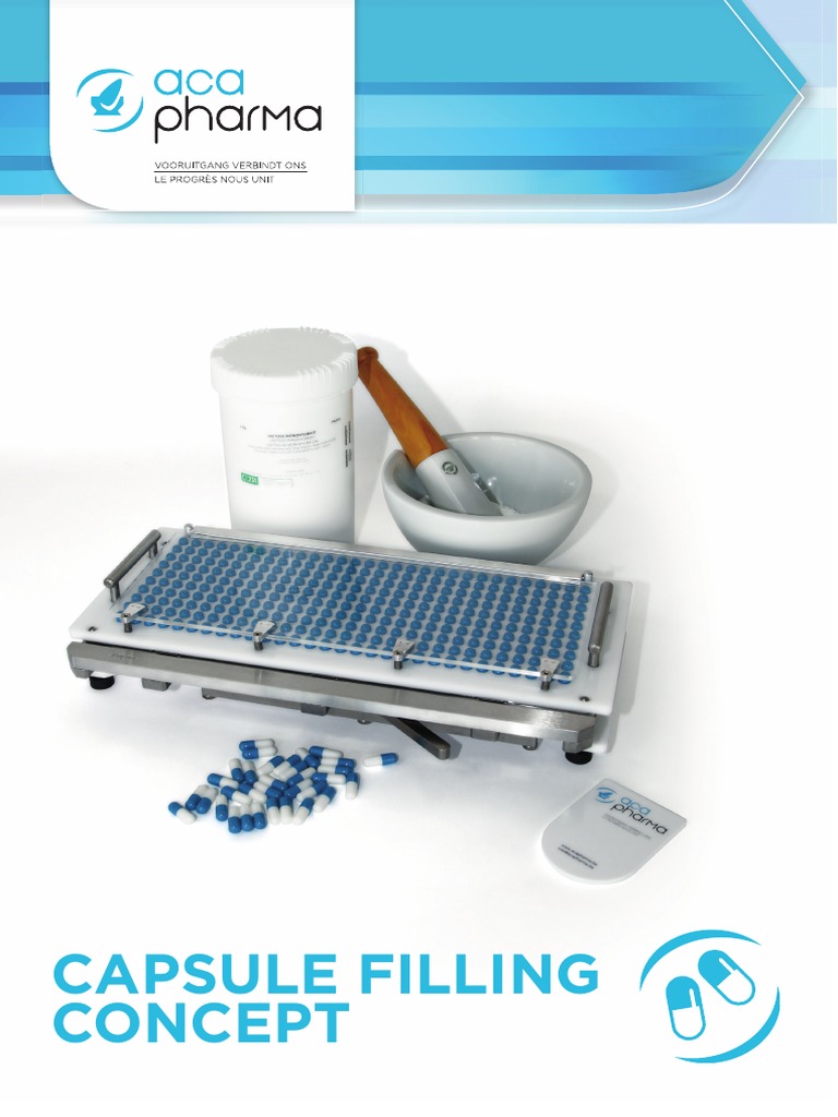 Aca CapsuleFillingConcept 052014 | PDF