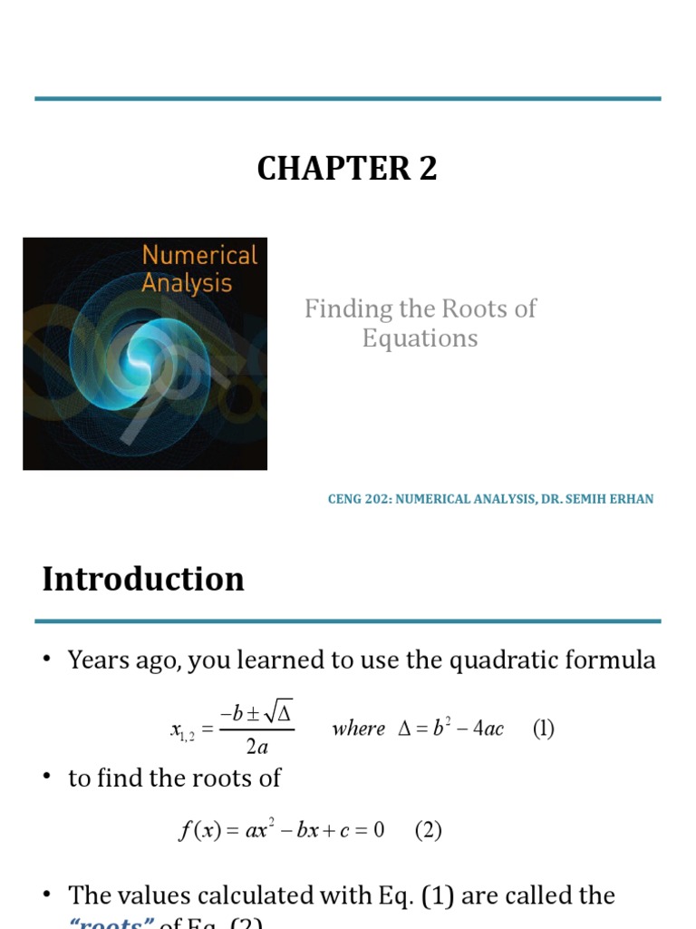 Lecture Notes 2 | PDF | Numerical Analysis | Equations Lecture Notes 2 | PDF | Numerical Analysis | Equations