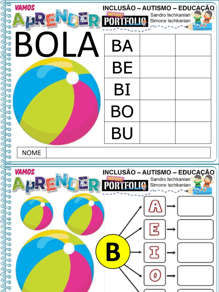 Atividades Da Bola Ba Be Bi Bo Bu | PDF