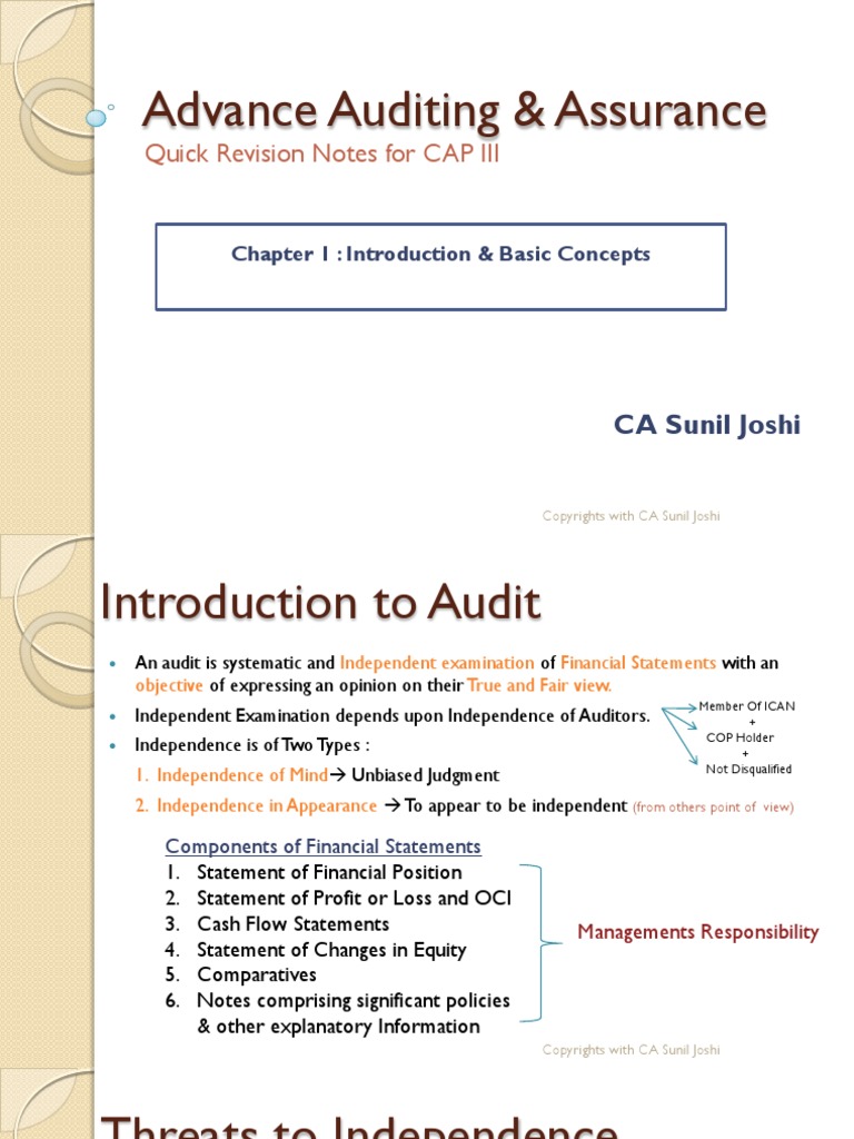 Chapter 1 Basics | PDF | Audit | Financial Audit Chapter 1 Basics | PDF | Audit | Financial Audit