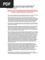 Methods of Acquiring Knowledge | PDF | Intuition | Scientific Method