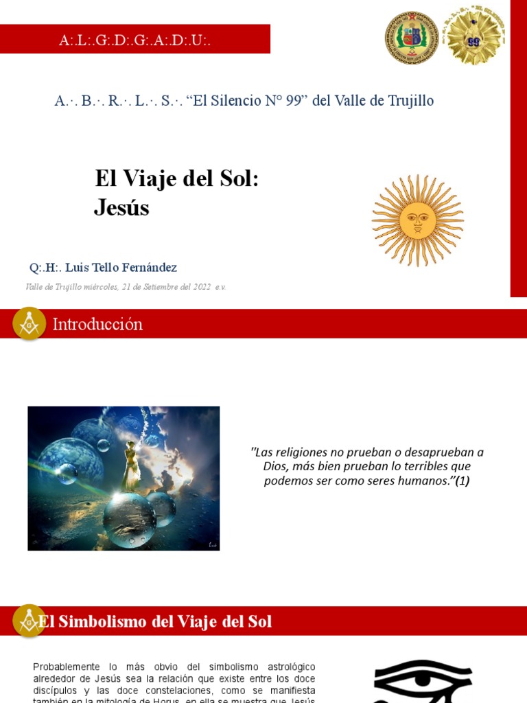 El Viaje Del Sol Jesús - QH Luis Tello Fernandez (21.09.22 ...