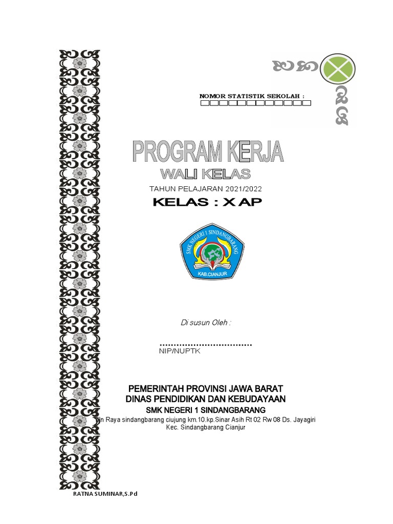 Program Kerja Wali KLS | PDF | Karier & Perkembangan | Bisnis