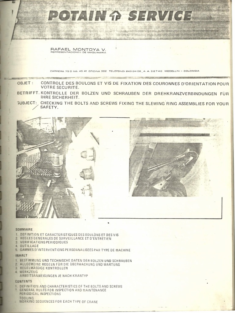 Manual de Torques para Tornamesa | PDF