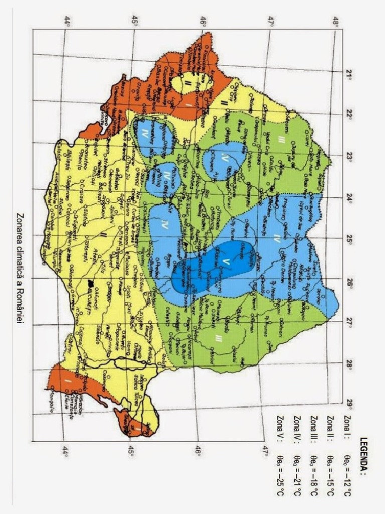 Zonare Climatica Romania | PDF