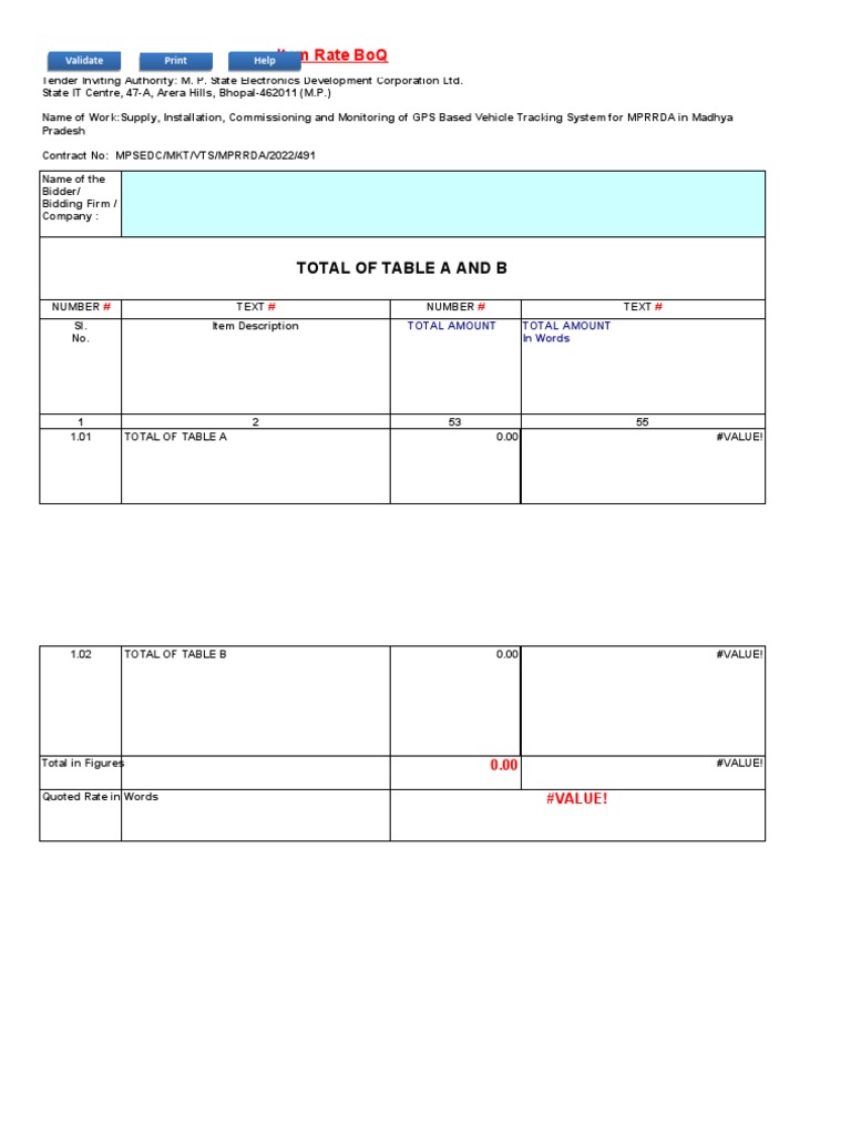 Boq 263563 | PDF | Application Software | Information Age