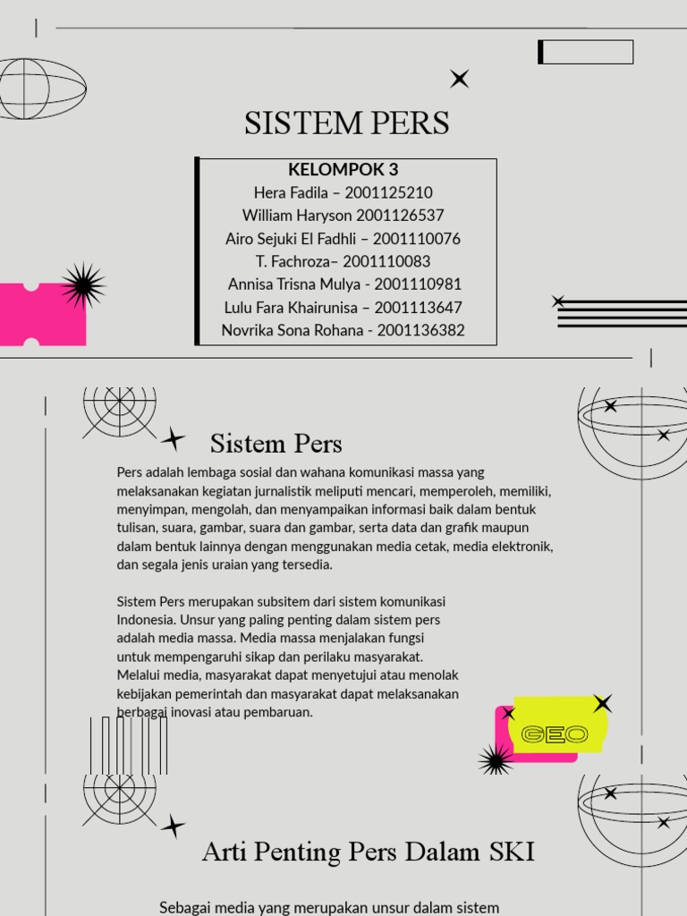 Kel. 3 - Sistem Pers | PDF