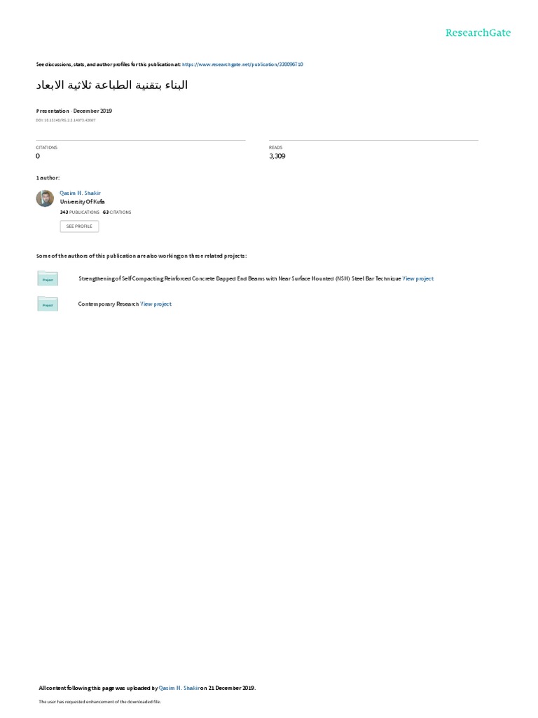 3 Dprinting Article | PDF