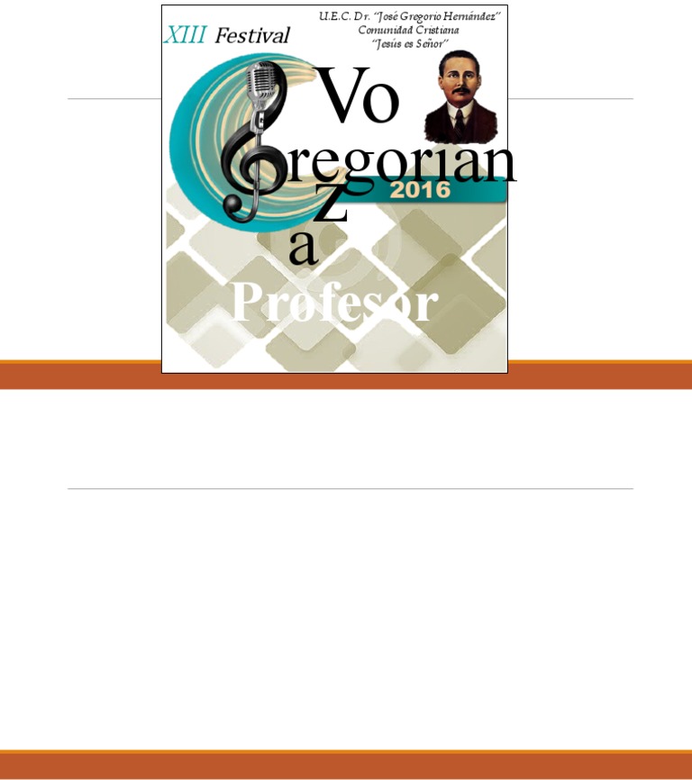 Festival Voz Gregoriana | PDF | Religión y espiritualidad