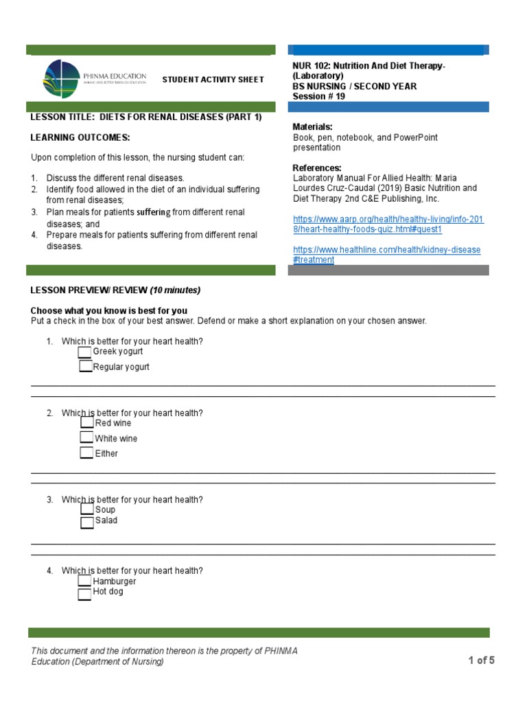 Session 19 | PDF | Chronic Kidney Disease | Kidney