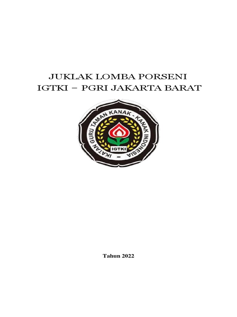 Juklak Lomba Porseni Igtk JB 2022 | PDF