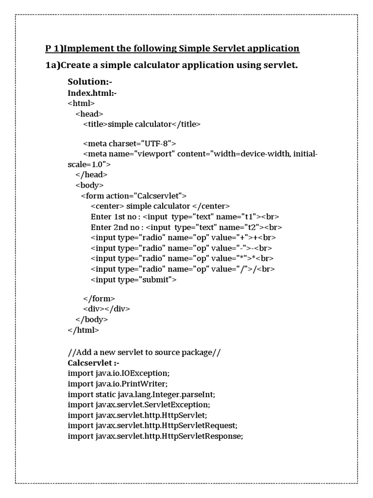 Enterprise Java Practical | PDF | Http Cookie | Parameter (Computer ... Enterprise Java Practical | PDF | Http Cookie | Parameter (Computer ...
