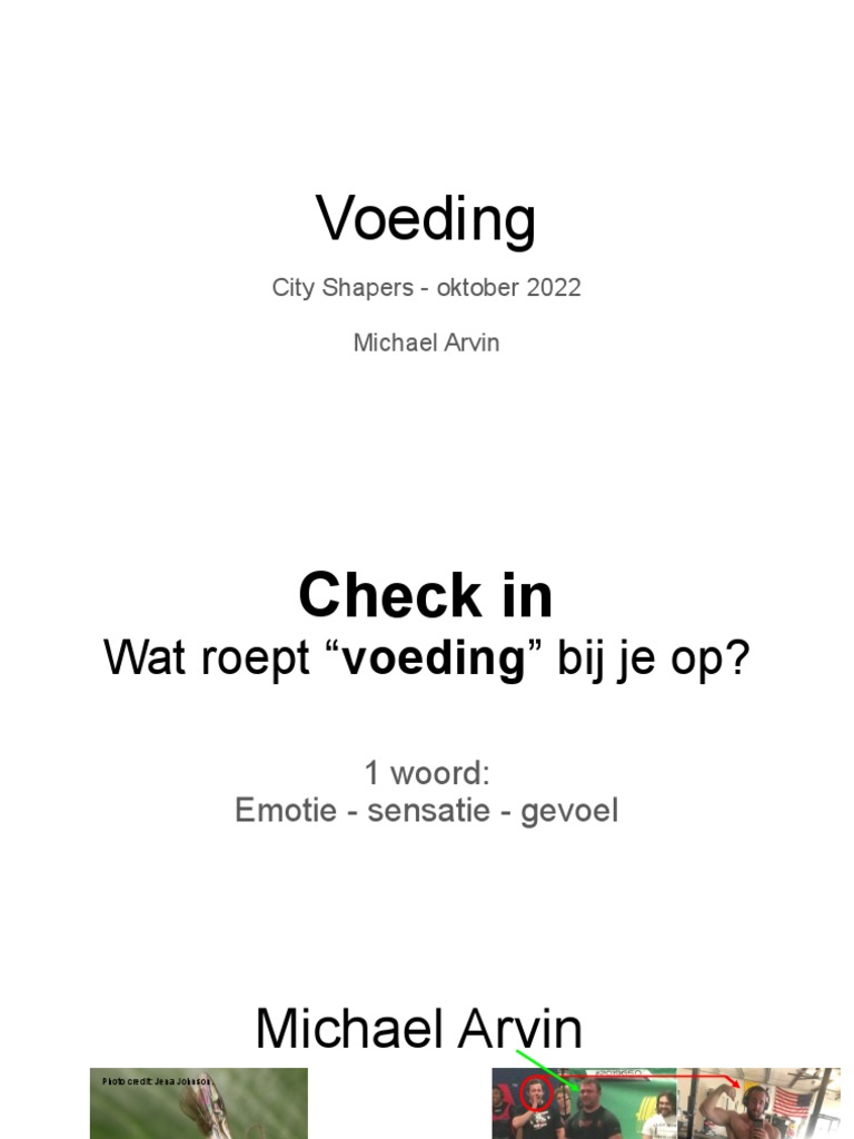 Voeding - City Shapers - October 2022 | PDF