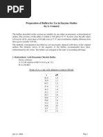 Citrate Buffer Preparation | PDF