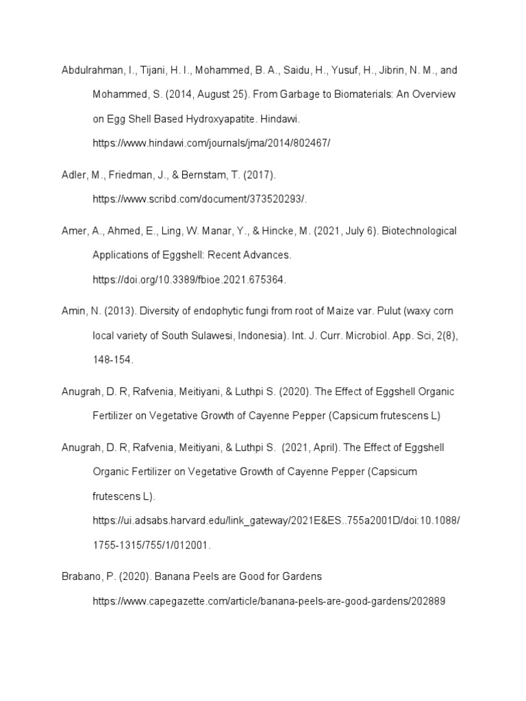 Hanging Ref | PDF | Maize | Agriculture