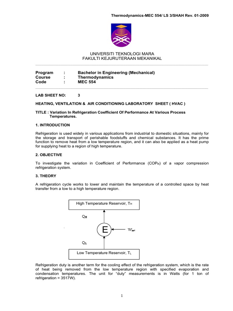 Refrigeration Comp. Linked | PDF | Refrigeration | Heat