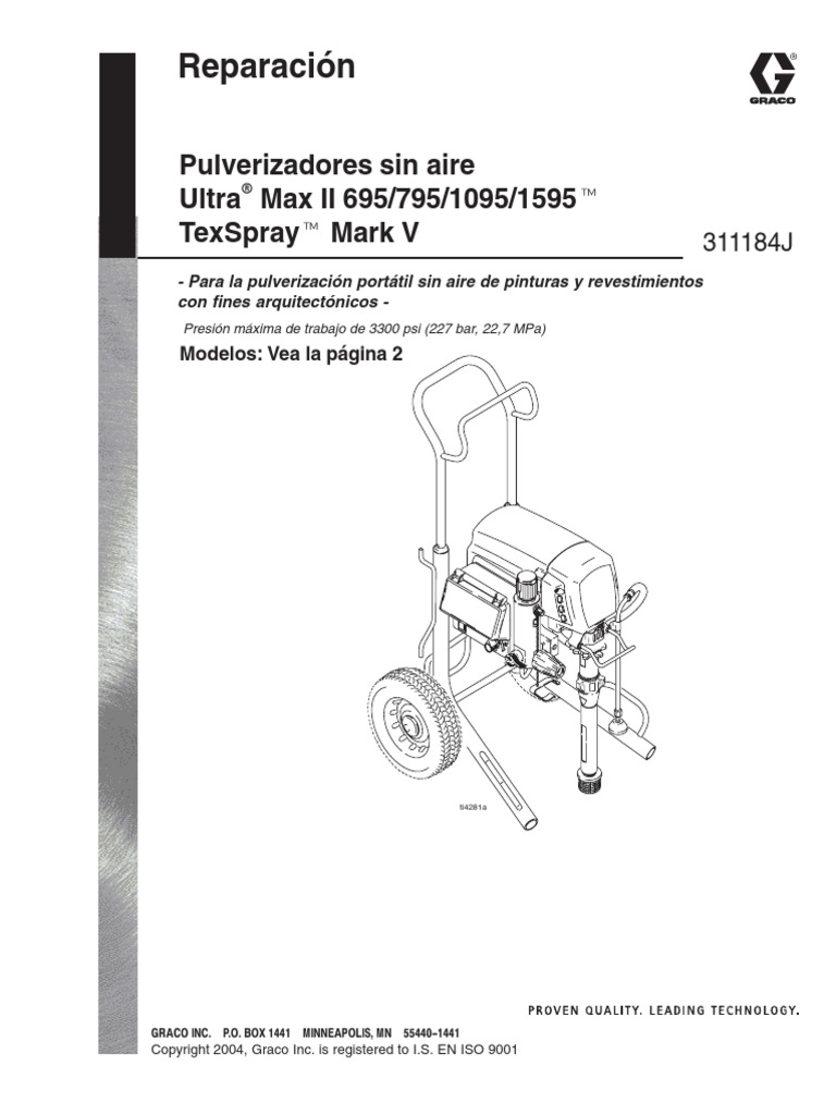 Graco Maxv | PDF | Bomba | Enchufes y tomas de corriente alterna