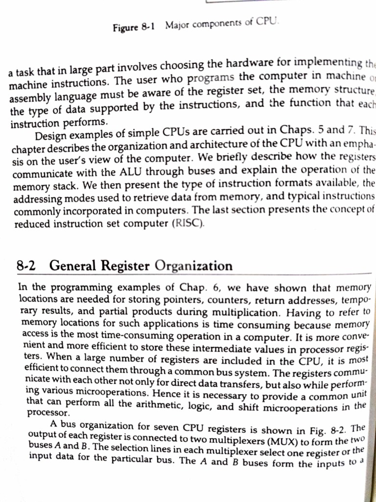 Cpu Organisation Sir Notes Pdf Central Processing Unit Pointer Computer Programming
