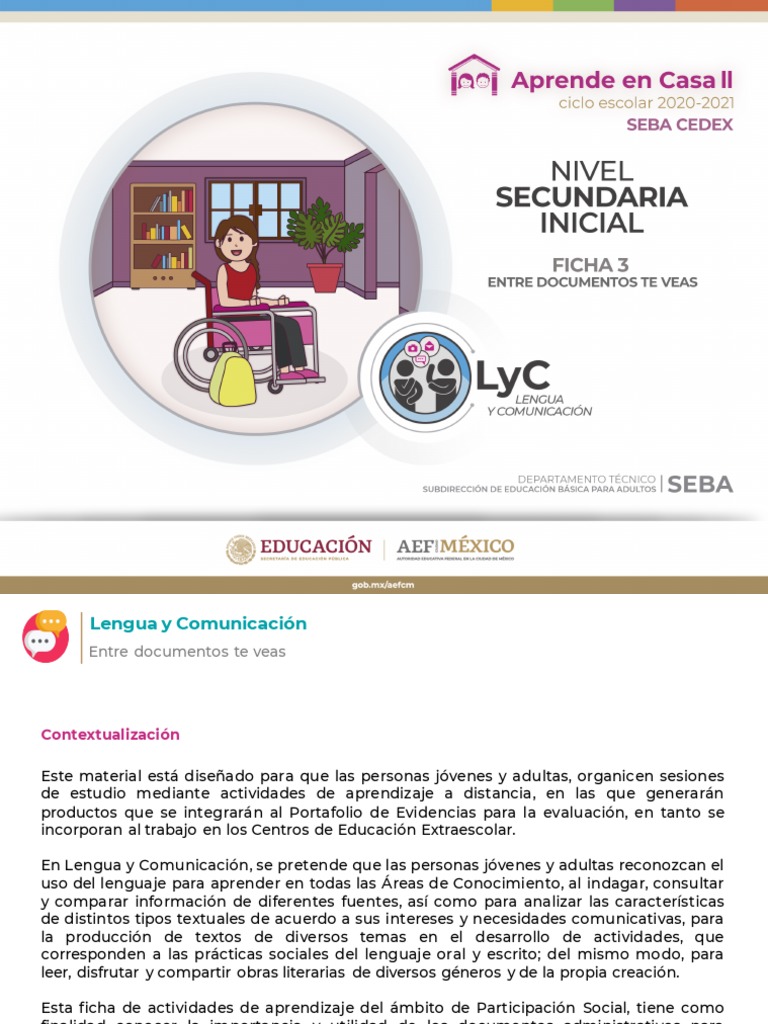Ficha 3 Lyc Sec Inic | PDF | Justicia | Crimen y violencia