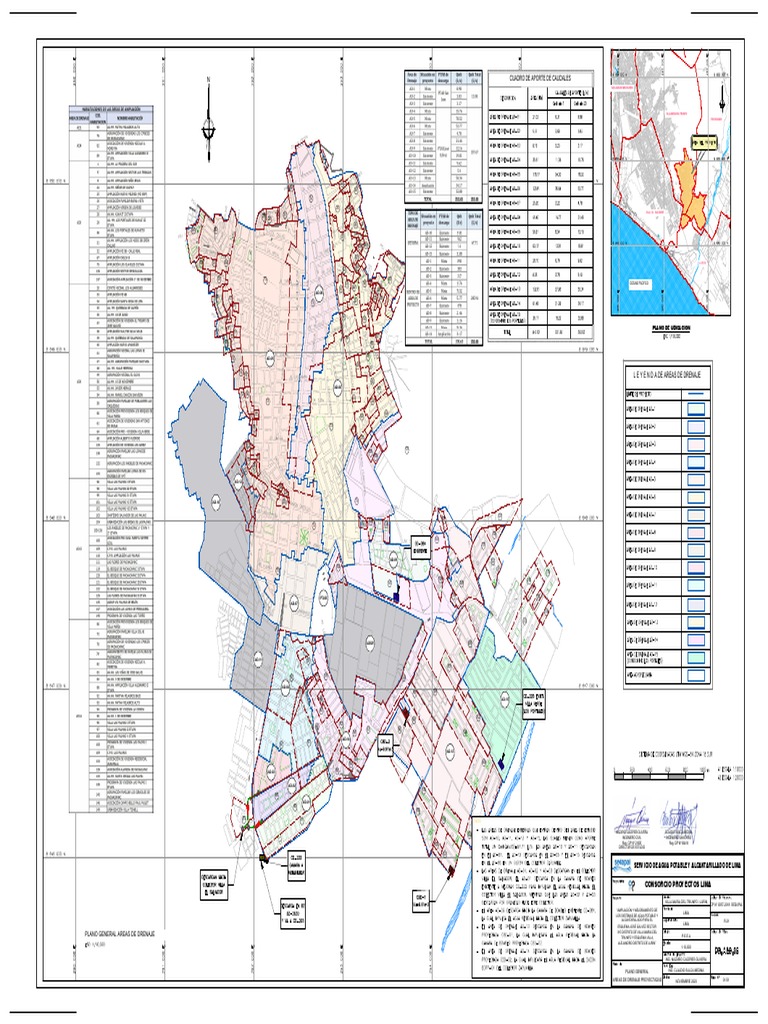 Pg-Alc-02 Areas de Drenaje Proyectada-01 | PDF