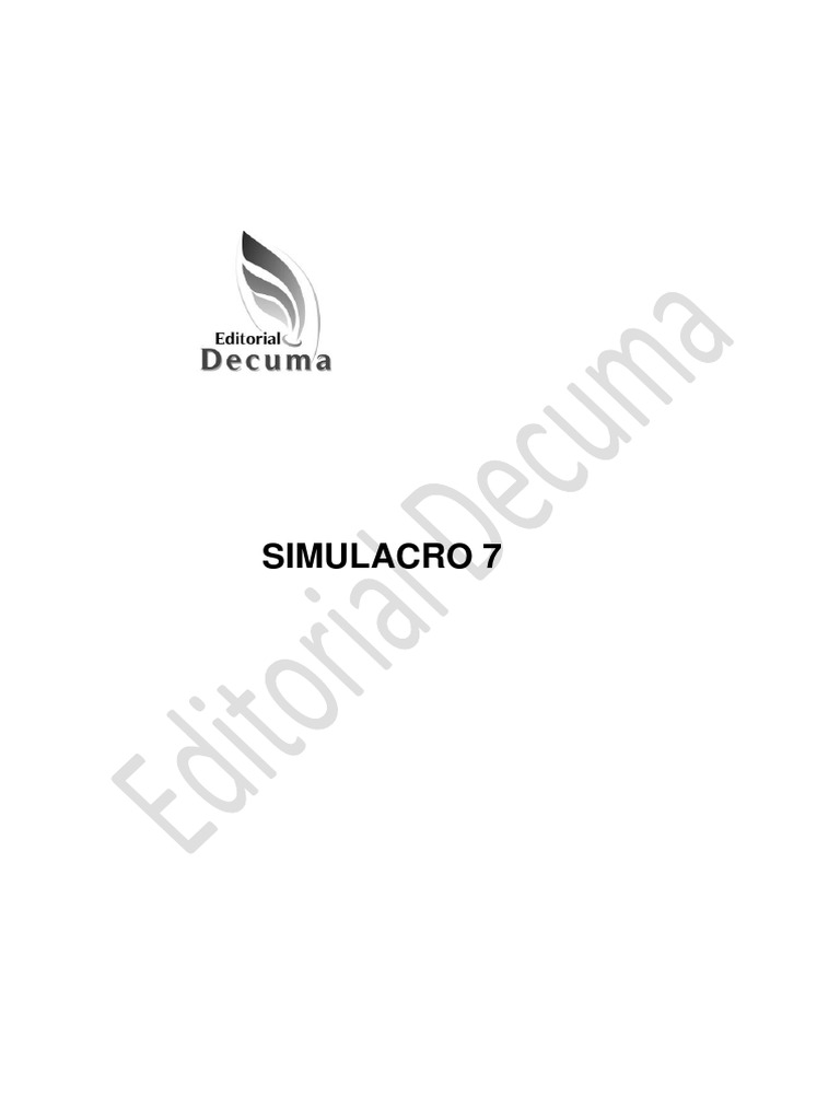 Simulacro 7 | PDF | Policía | Gobierno