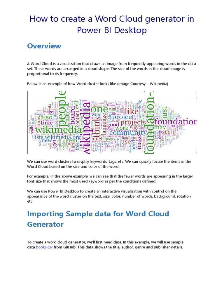 Word Cloud Generator | PDF | Information Science | Data Management