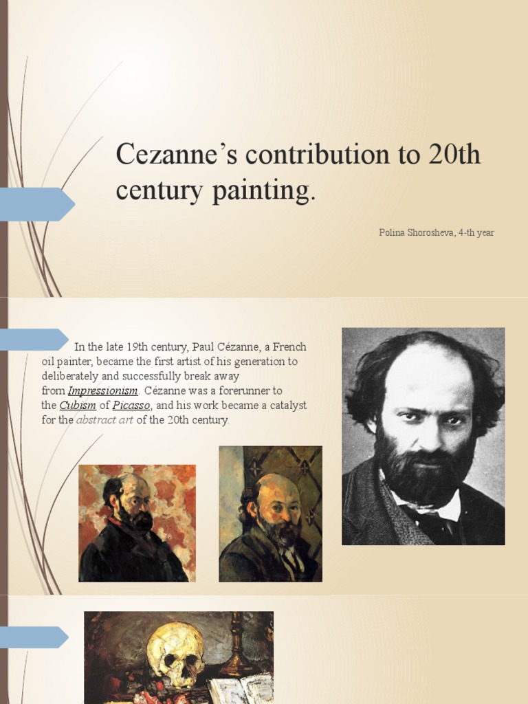 Cezanne's Contribution To 20th Century Painting | Download Free PDF | Paul Cézanne | Paintings