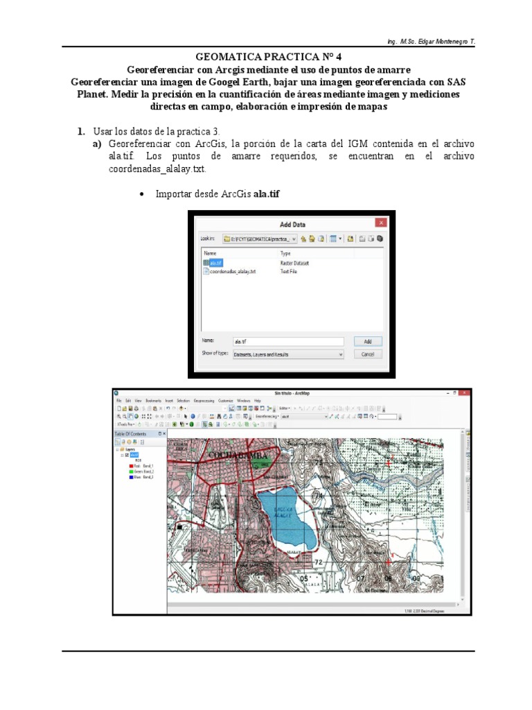 Geomatica Practica N4 | PDF | Medición | Mapa