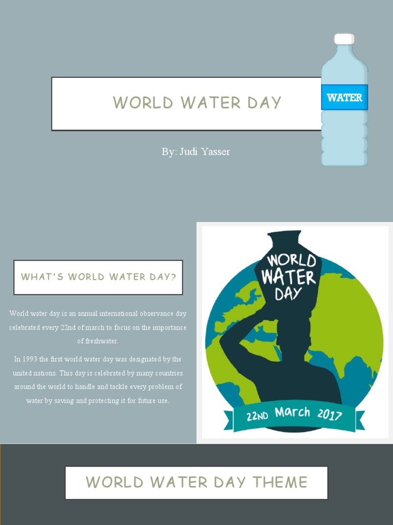 World Water Day: Importance & Tips | PDF | Home & Garden
