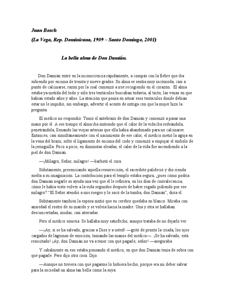 La bella Alma de Don Damián | PDF