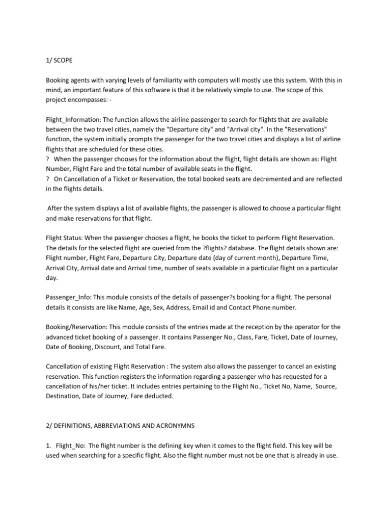 Airline Reservation System Pdf Password String Computer Science