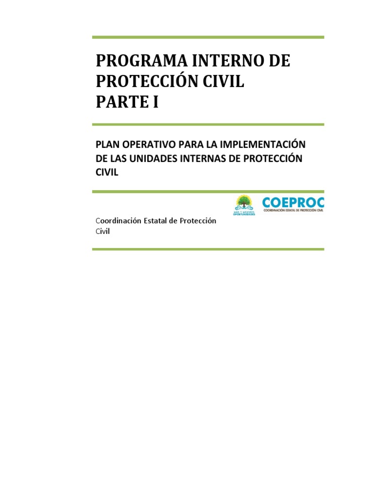 03-PIPC-parte-1 de LA Empresa | PDF | Defensa Civil | Simulación