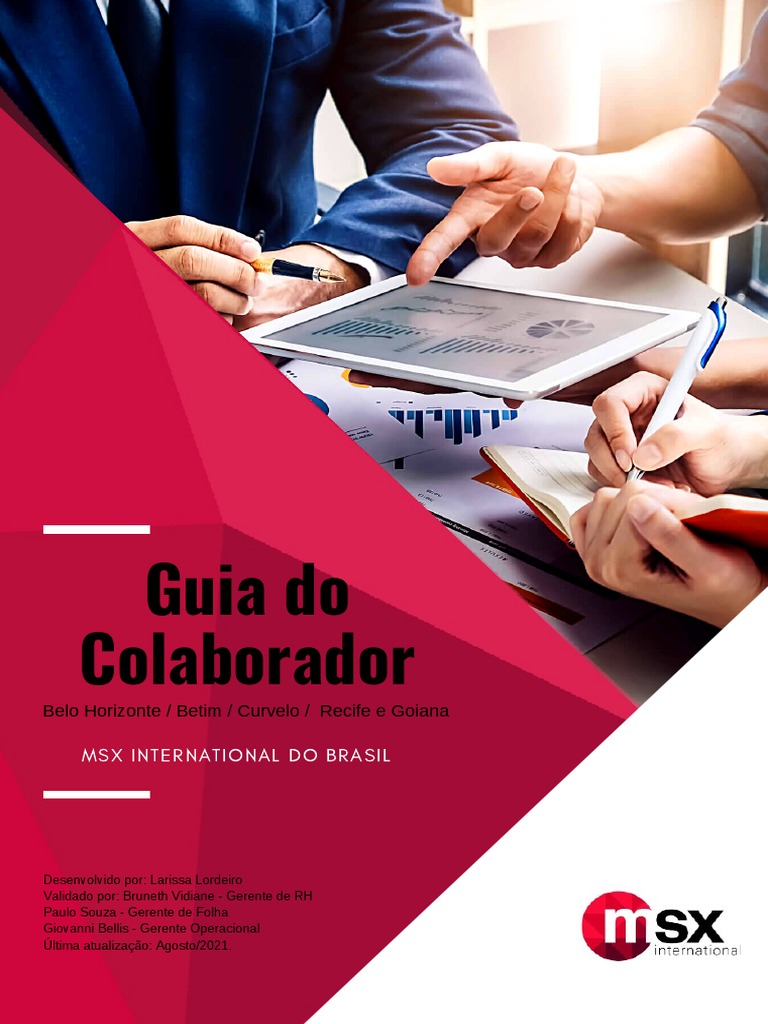 Guia Do Colaborador MSX MG e PE | PDF