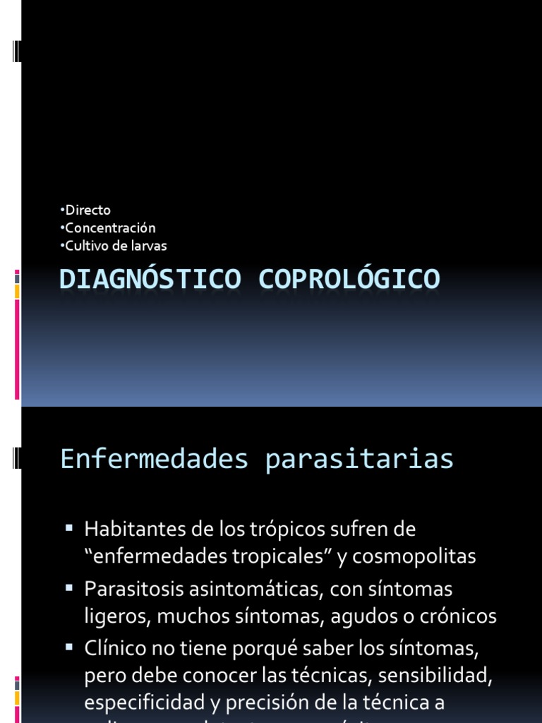 4 Diagnóstico Coprológico | PDF | Tinción | Química