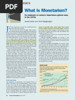 Monetarist | PDF | Quantity Theory Of Money | Monetarism