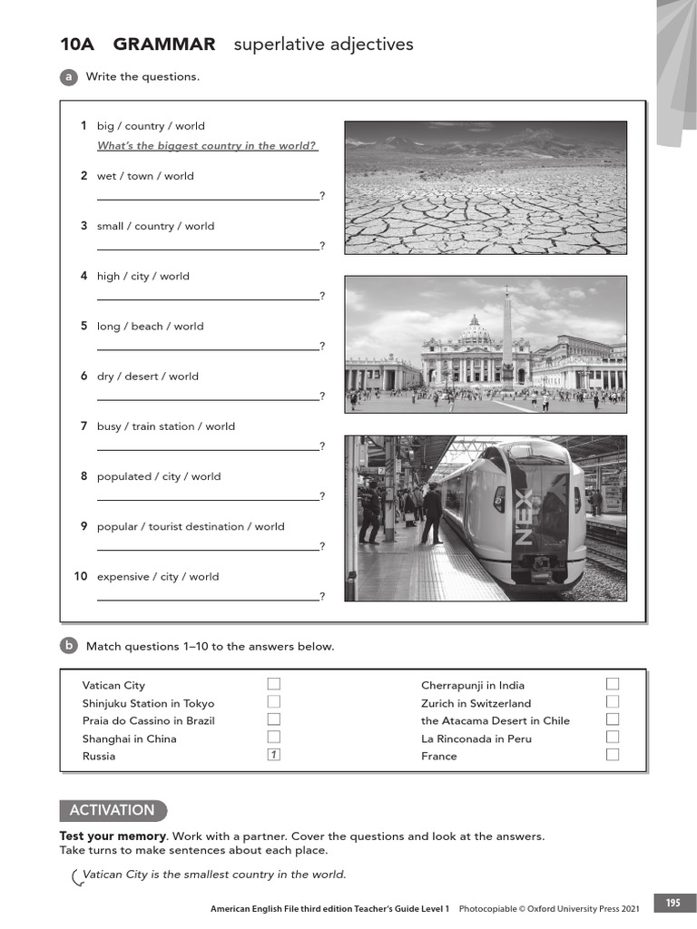 Grammar 10A | PDF