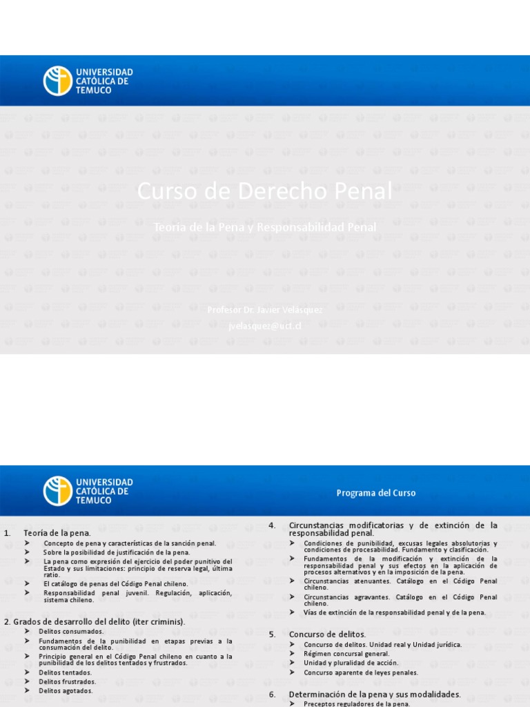 Penal 2 | PDF | Castigos | Derecho penal