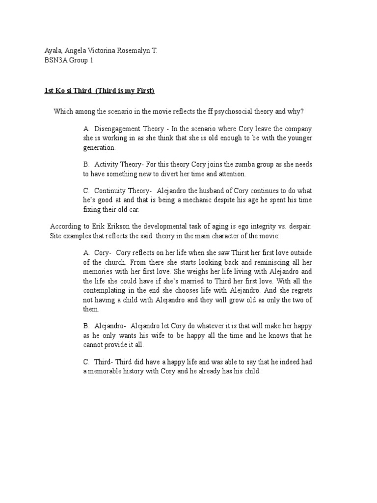 1st Ko Si Third | PDF | Learning | Psychology
