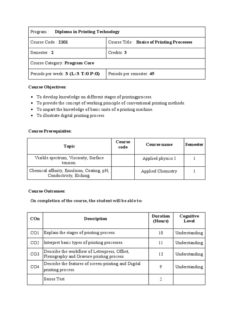 Basics Of Printing Processess Pdf Printing Publishing
